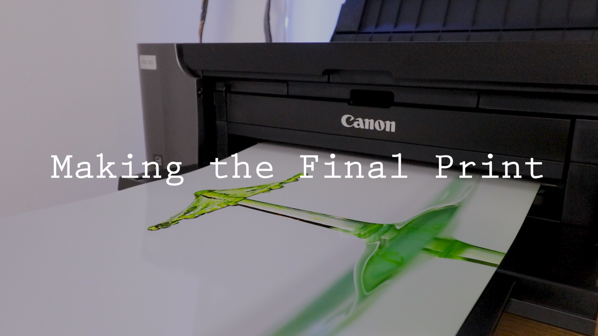 7. Making The Final Print - First Man Photography